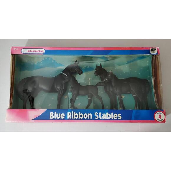Other | Vintage Rare Blue Ribbon Stables Horses By Kid Connection Toy ...
